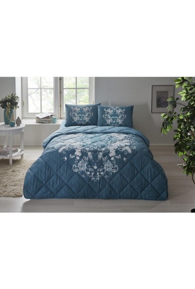 Taç Sonya Mint Çift Kişilik Yorgan Seti