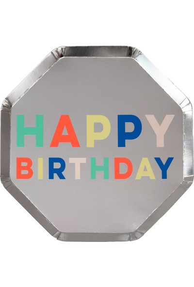 Doğum Günü Orta Boy Tabaklar (8'li) Doğum Günü Orta Boy Tabaklar (8'li)