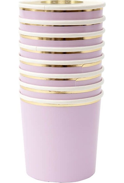 Eflatun Bardaklar (8'li)