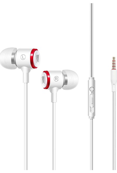 JABRON JB-19 Pro Mikrofonlu Kablolu Kulak Içi Kulaklık + Özel Taşıma Çantası