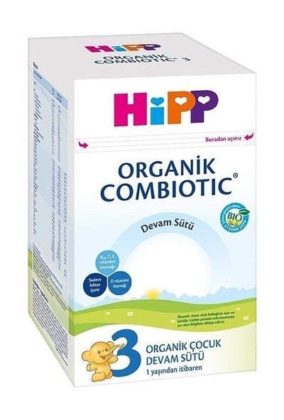 Hipp 3 Combiotic Bebek Sütü 800 gr Hipp 3 Combiotic Bebek Sütü 800 gr