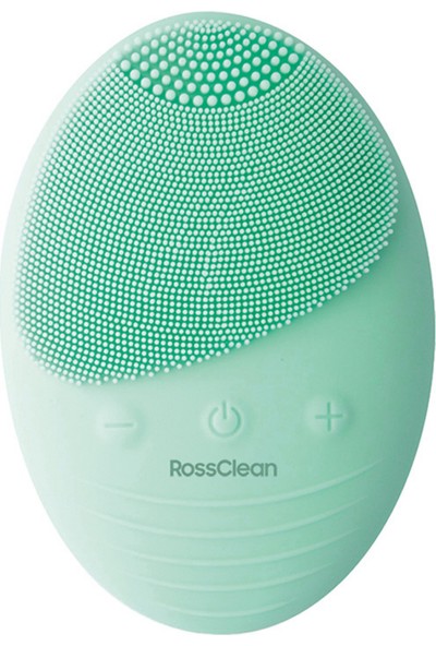 RossClean Pro Yüz Temizleme ve Masaj Cihazı -5 Kademeli -Fototerapi Modu -Kablosuz Şarjlı- Yeşil