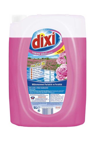Dixi Yüzey Temizleyici Yaban Gülü Kokulu 5000 ml
