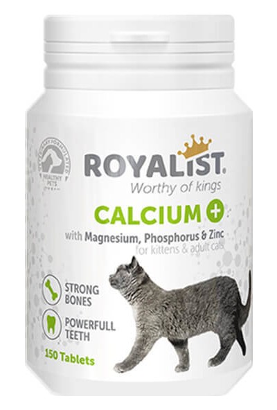 Royalist Calcium Kediler Için Kemik ve Diş Günçlendirici Tablet 150 Adet Royalist Calcium Kediler Için Kemik ve Diş Günçlendirici Tablet 150 Adet