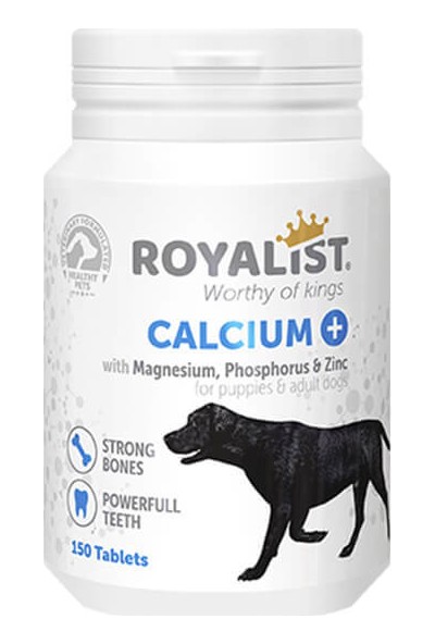 Royalist Calcium Köpekler Için Kemik ve Diş Günçlendirici Tablet 150 Adet Royalist Calcium Köpekler Için Kemik ve Diş Günçlendirici Tablet 150 Adet