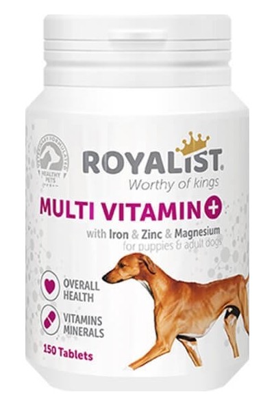 Royalist Multivitamin Köpekler Için Mineral Katkılı Genel Sağlık Destekleyici Tablet 150 Adet Royalist Multivitamin Köpekler Için Mineral Katkılı Genel Sağlık Destekleyici Tablet 150 Adet