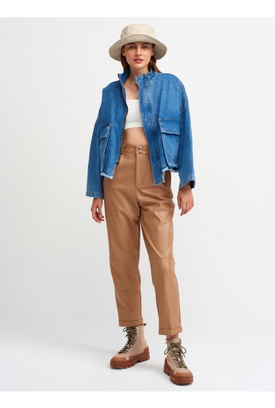 Dilvin 6473 Dıştan Takma Cepli Mont-Lacivert Dilvin 6473 Dıştan Takma Cepli Mont-Lacivert