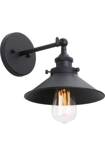 Riolight Retro Hareketli Başlık Metal Aplik Şapka 22 cm