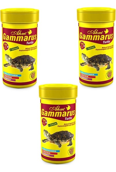 Ahm Gammarus Turtle 100 ml - 3 Adet Ahm Gammarus Turtle 100 ml - 3 Adet