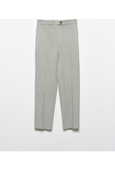 Dilvin 4613 Kısa Paçalı Takım Pantolon-Gri