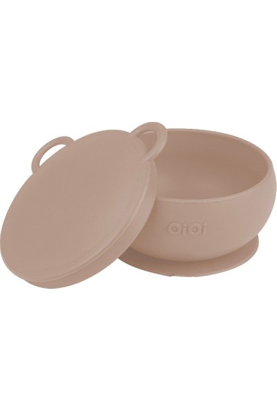 Oioi Vakum Tabanlı Silikon Kase Bubble Beige Oioi Vakum Tabanlı Silikon Kase Bubble Beige