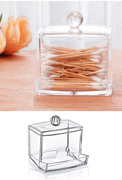 Pazarika Kulak Çubuğu Organizer Kapaklı Akrilik Lüx Pazarika Kulak Çubuğu Organizer Kapaklı Akrilik Lüx