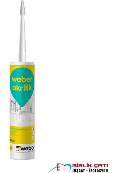 Weber Akrilik Mastik Beyaz 500 gr