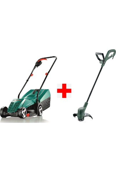 BOSCH Arm 32 Elektrikli Çim Biçme Makinesi + BOSCH Easy Grass Cut 23 Kenar Kesme Makinesi BOSCH Arm 32 Elektrikli Çim Biçme Makinesi + BOSCH Easy Grass Cut 23 Kenar Kesme Makinesi