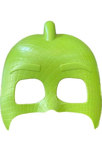 Arentek Karakter Maske - Kertenkele Maske - Pj Mask - Yeşil