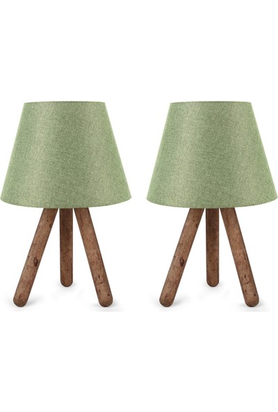 North Home Ahşap Ayaklı Abajur Kumaş Başlık 2 ' Li Fırsat Ürünü North Home Ahşap Ayaklı Abajur Kumaş Başlık 2 ' Li Fırsat Ürünü