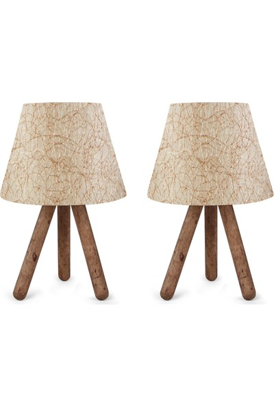 North Home Ahşap Ayaklı Abajur Kumaş Başlık 2 ' Li Fırsat Ürünü North Home Ahşap Ayaklı Abajur Kumaş Başlık 2 ' Li Fırsat Ürünü