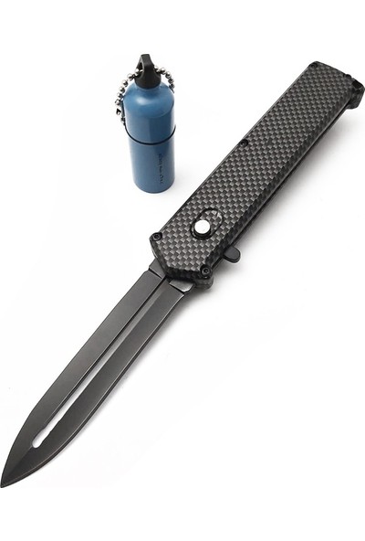 20 cm Içten Çıkmaklı Otomatik Çelik Çakı Fıçı Çakmaklı WU788