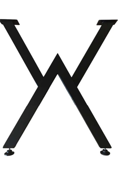 Hobbi 'w' - Metal Masa Ayağı- Kütük Masa Ayağı Kalın -40X60- Profil Ayak- 2 Adet Hobbi 'w' - Metal Masa Ayağı- Kütük Masa Ayağı Kalın -40X60- Profil Ayak- 2 Adet