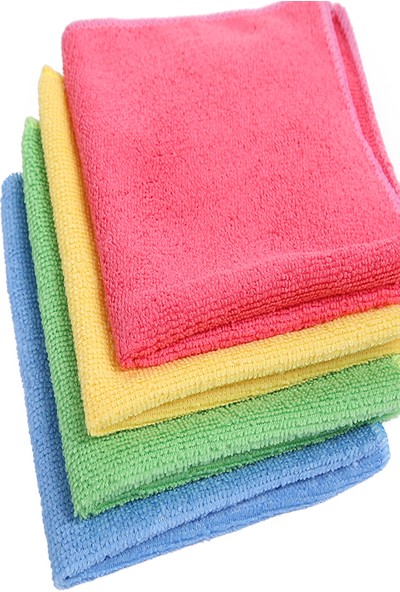 Eyüpoğlu (4 Adet) Mikrofiber Çok Renkli Cam Bezi ve Araba Yıkama Kurutma Temizlik Bezi (30X30) Eyüpoğlu (4 Adet) Mikrofiber Çok Renkli Cam Bezi ve Araba Yıkama Kurutma Temizlik Bezi (30X30)