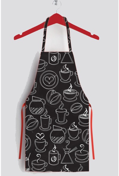 Ays Home Siyah Coffee Mutfak Önlüğü