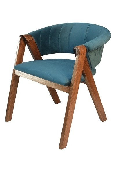 PİR2035-MAVI Oval Sandalye