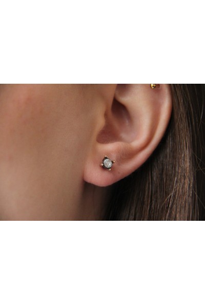 Ahmet Serbes Kuyumculuk 0,22 Karat Elmas Küpe