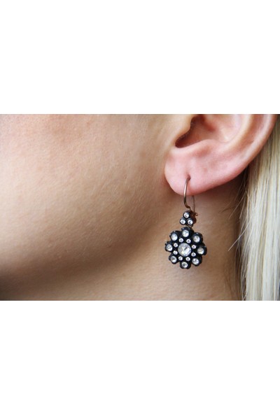 Ahmet Serbes Kuyumculuk Elmas Görünümlü Altın Küpe