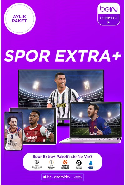 beIN Connect Spor Extra 1 Aylık 4 Ekran
