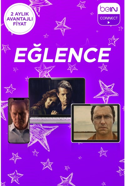 BeIN Connect Eğlence Paketi 2 Aylık 3 Ekran BeIN Connect Eğlence Paketi 2 Aylık 3 Ekran