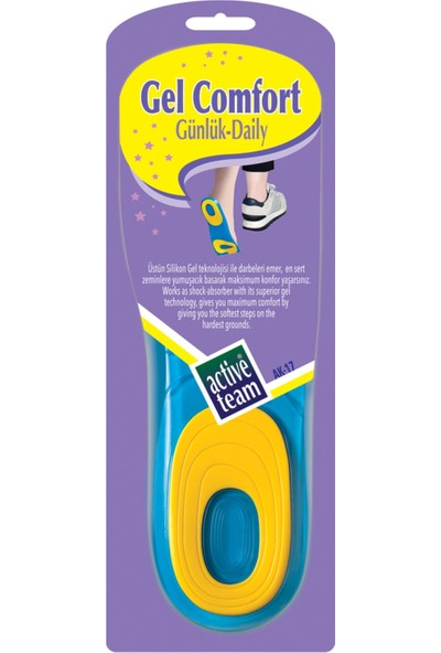 Gel Comfort Tabanlık - Kadın - Günlük 36-40 Gel Comfort Tabanlık - Kadın - Günlük 36-40
