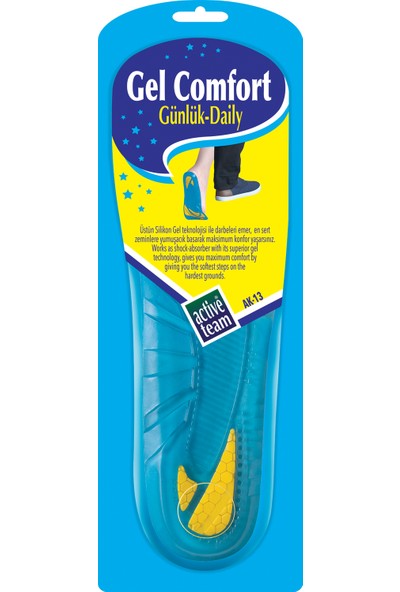 Gel Comfort Tabanlık - Erkek - Günlük 40-45
