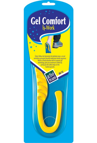Gel Comfort Tabanlık - Erkek - Iş 40-45