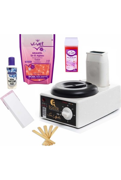 Egesir 1+1 Ağda MAKINESI+250ML Vivet Pudralı Soyulan Ağda Seti Egesir 1+1 Ağda MAKINESI+250ML Vivet Pudralı Soyulan Ağda Seti