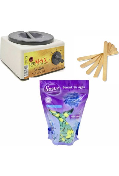 Sesu Killi Boncuk Ağda 250ML+ Dpr Ağda Makinesi Sesu Killi Boncuk Ağda 250ML+ Dpr Ağda Makinesi