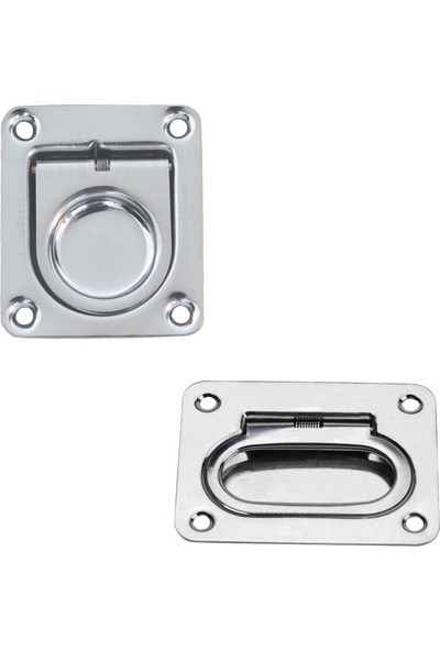 Sealux Gömme Kulp, Yaylı Tutamak, Inox 304, 76X57MM