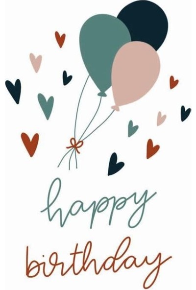 Özgür Doğum Günü Tebrik Kartı Happy Birthday