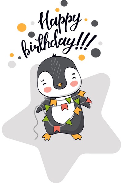 Özgür Doğum Günü Tebrik Kartı Happy Birthday