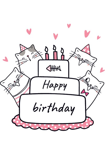 Özgür Doğum Günü Tebrik Kartı Happy Birthday