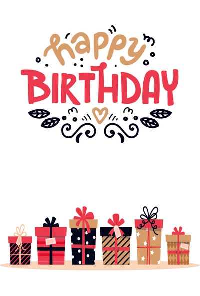 Özgür Doğum Günü Tebrik Kartı Happy Birthday