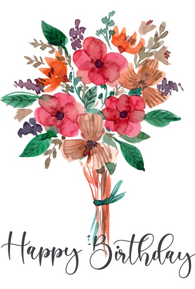 Özgür Doğum Günü Tebrik Kartı Happy Birthday