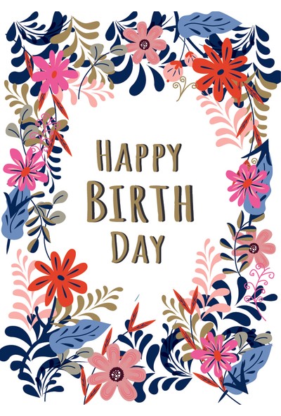 Özgür Doğum Günü Tebrik Kartı Happy Birthday