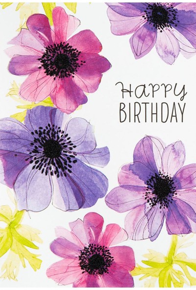Özgür Doğum Günü Tebrik Kartı Happy Birthday