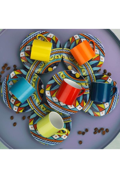 Kütahya Porselen Rüya Kahve Takımı P.Boya Nano Nnru12Kt898303