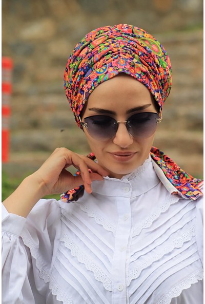 Sahra Şal Dünyasi Desenli Tokalı (Etnik2)