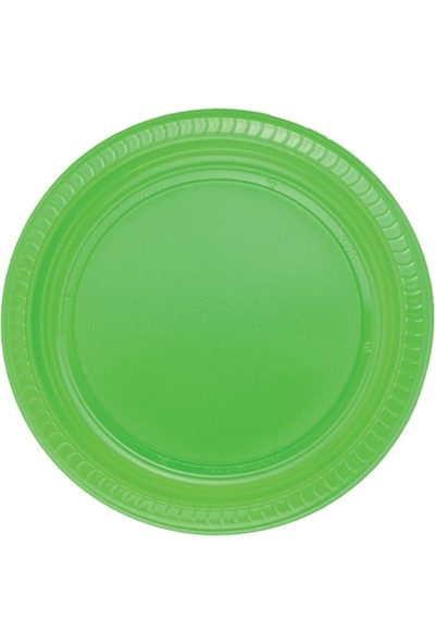 Pandoli Yeşil Renk 22 cm Plastik Parti Tabağı 25 Adet Pandoli Yeşil Renk 22 cm Plastik Parti Tabağı 25 Adet