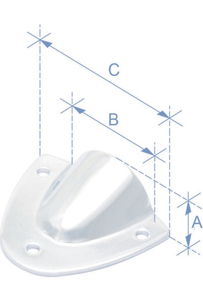 Sealux Havalandırma, Aısı 316, 11X27X42,2MM