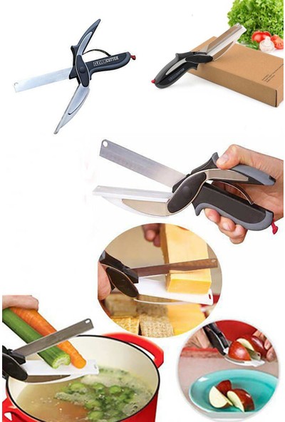 İstesende Clever Cutter Mutfak Makası Sebze Doğrayıcı Akıllı Makas İstesende Clever Cutter Mutfak Makası Sebze Doğrayıcı Akıllı Makas