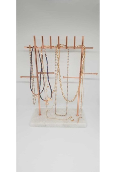 Naturalove Mermer Altlı Takı Askısı Gold Rose Gold Naturalove Mermer Altlı Takı Askısı Gold Rose Gold