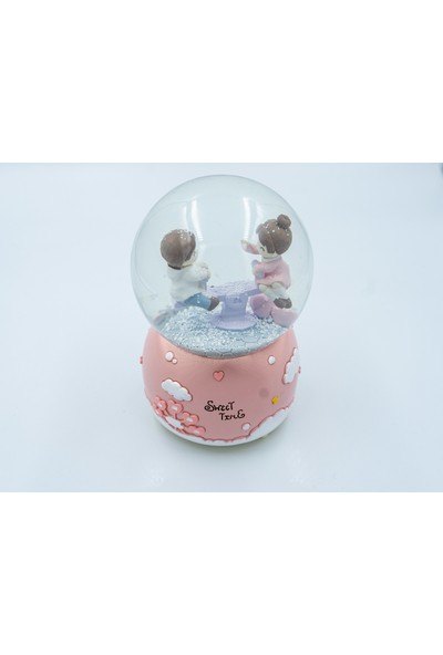 Vintrend Müzikli Işıklı Kar Küresi Büyük Boy